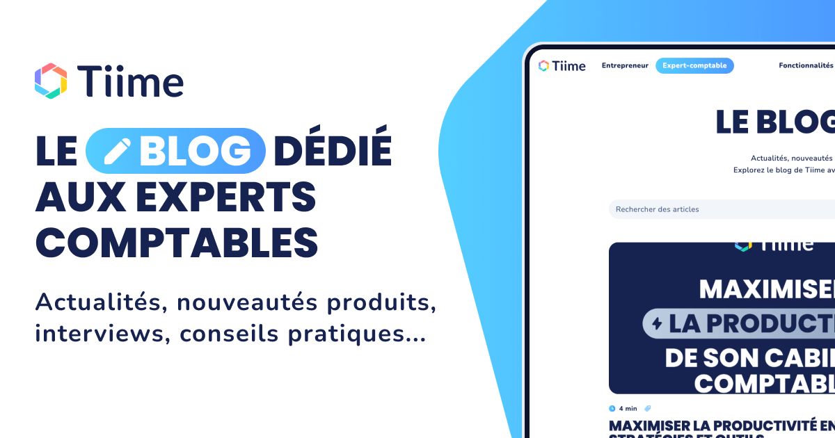 Le Blog Tiime dédié aux experts-comptables